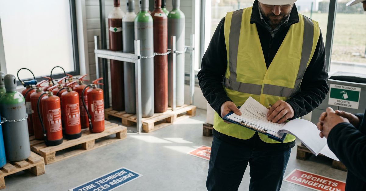 Changement de prestataire : gaz et extincteurs sur site